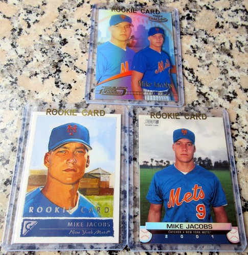 MIKE JACOBS 2001 Topps Fusion Gold Stadium Gallery Rookie Card SP LOT ...