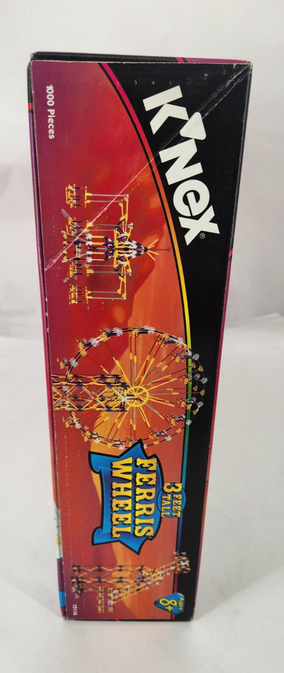 K'NEX 3 FT Ferris Wheel Model # 15116 Vintage 1999 Motor NEW SELEAD BOX ...