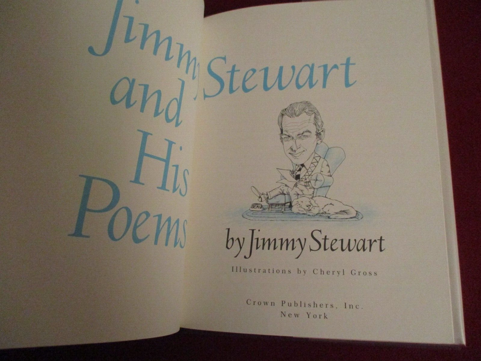 SIGNED ~ Jimmy Stewart and His Poems by Jimmy Stewart (1989) | eBay
