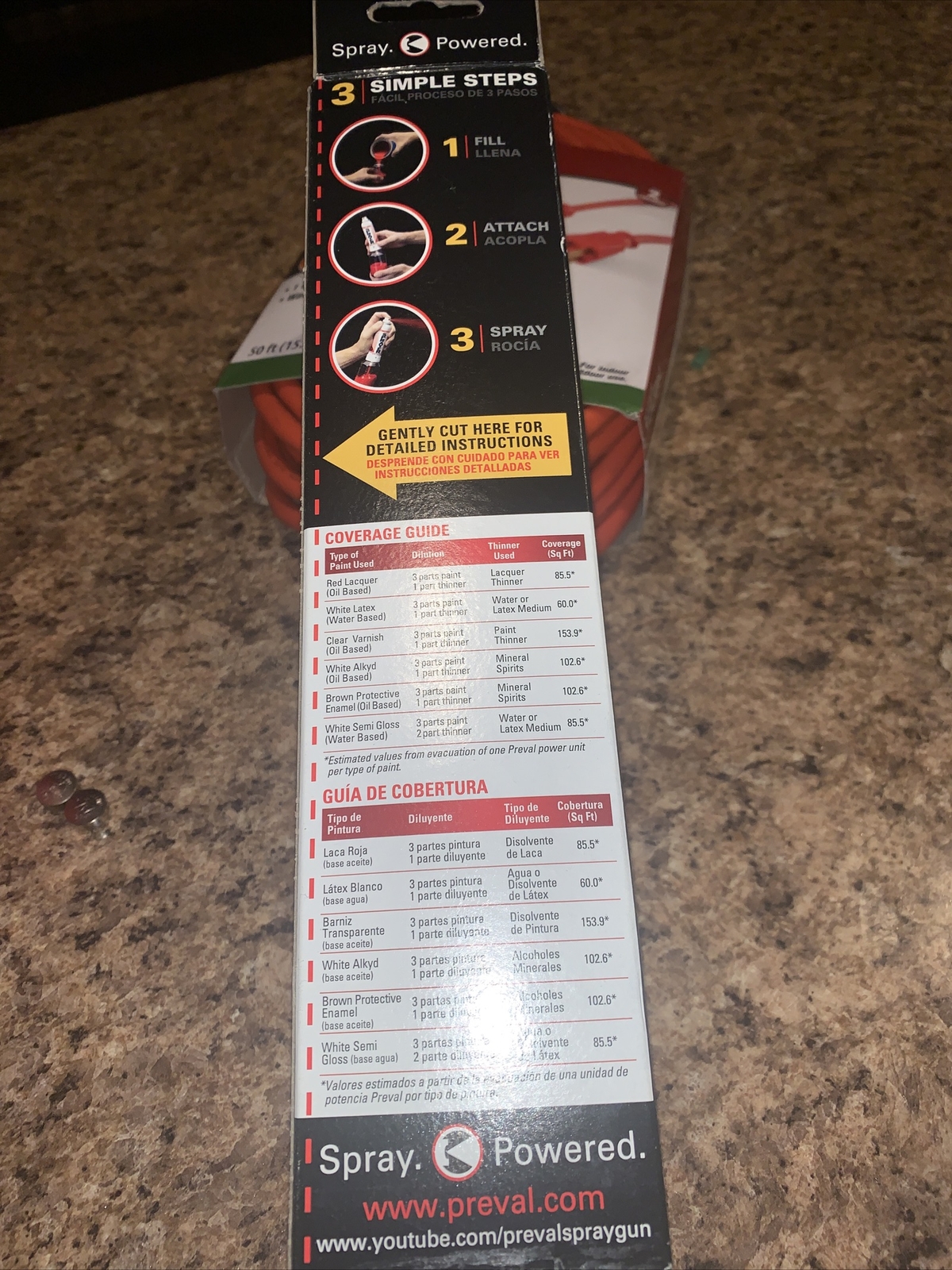 NEW Preval 267 Amazing Spray System Portable Sprayer | eBay