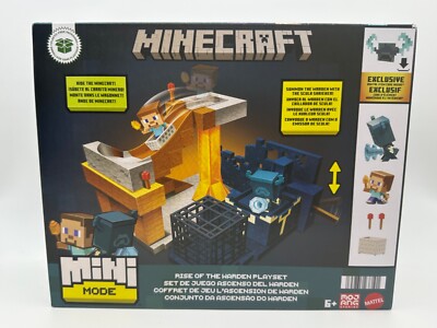 Minecraft Mini Mode Rise Of The Warden Playset Includes Steve & Warden ...