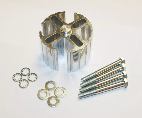 UNIVERSAL MECHANICAL COOLING ALUMINUM FAN SPACER 2" GM FORD MOPAR 5/8 ...
