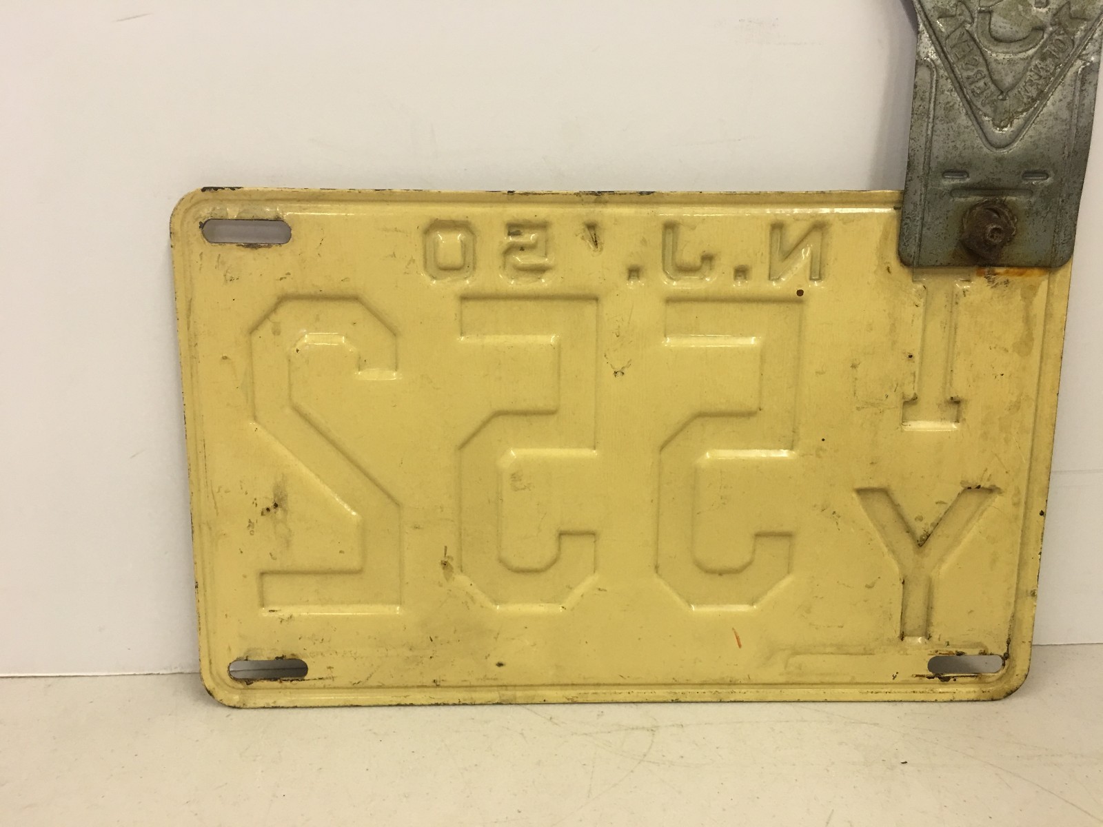 New Jersey 1950 License Plate & Automobile Association of NJ Plate ...