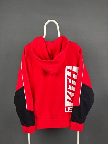 KITH USA Racing Full Zip Pullover Hoodie Size Large Red | eBay
