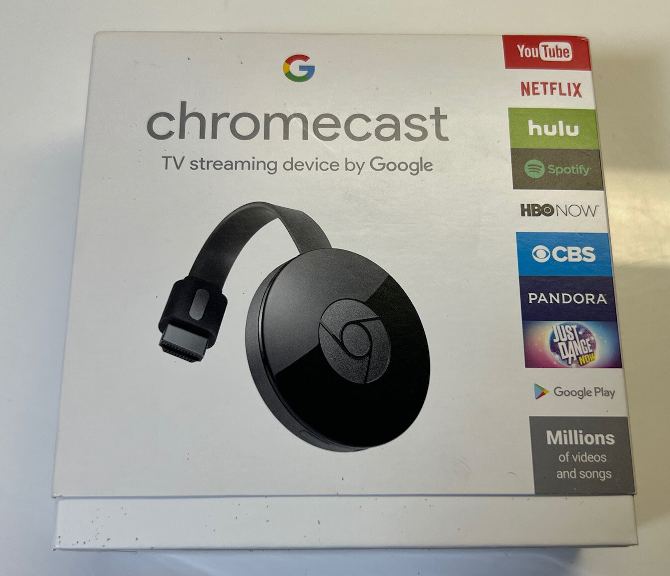 Google Chromecast 2nd Generation HD Media Streamer Black SEALED NEW ...