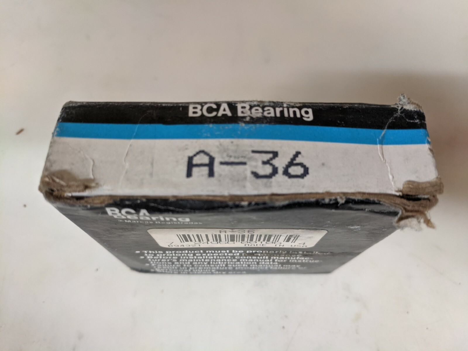Bower A36 bearing set, made in USA. LM603049 LM603012 = SET36 BR36 | eBay