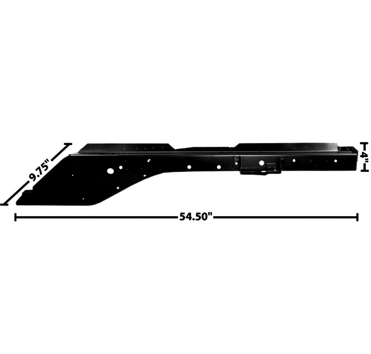 1965~1970 Mustang Front Frame Rail Full Inner & Outer Left Side ...