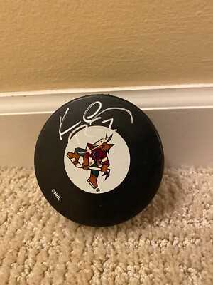 Keith Ballard Signed Autograph Auto NHL Arizona Coyotes Logo Puck | eBay