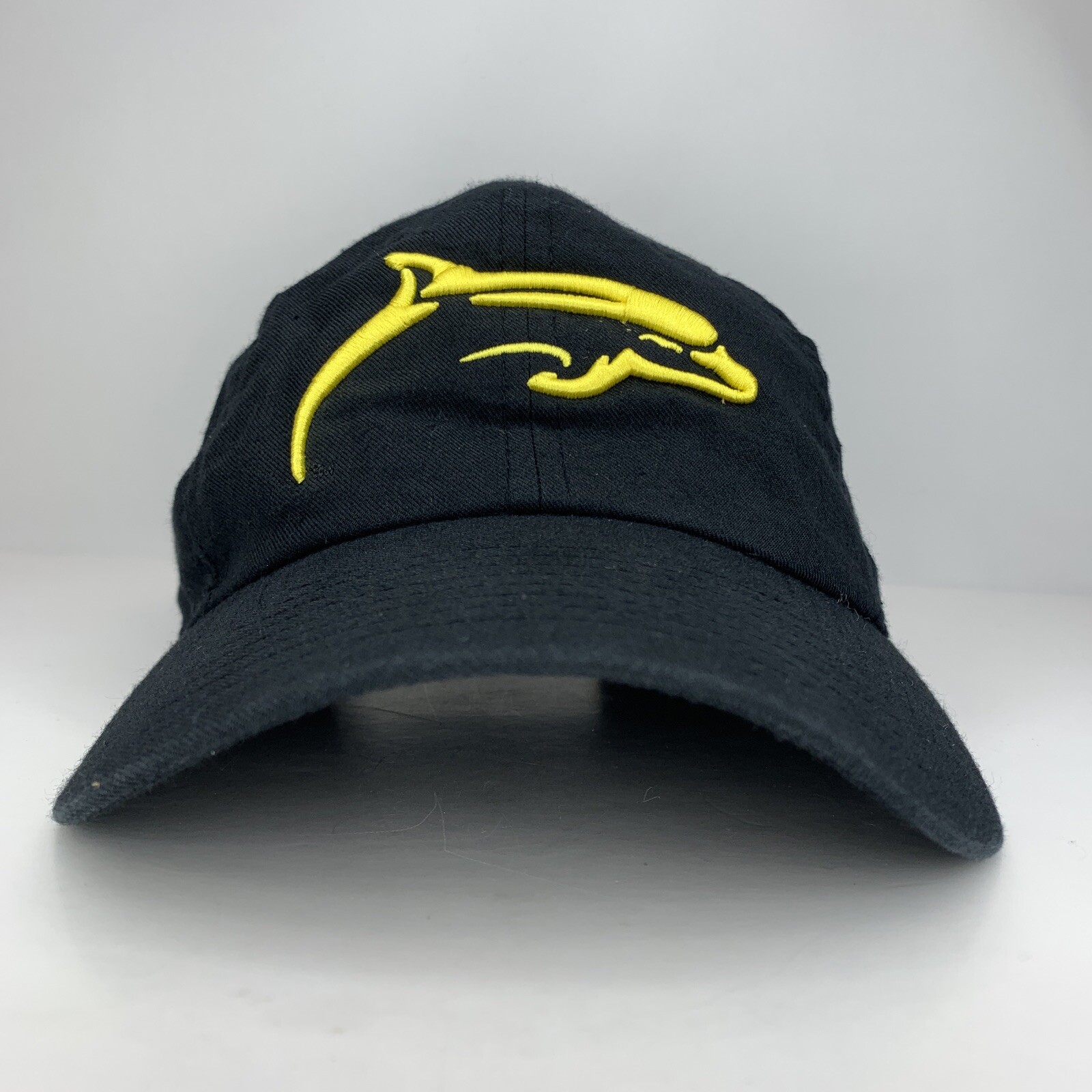Le Moyne Dolphins Hat Black Gold Nike Dri-Fit Heritage86 OSFM Baseball ...