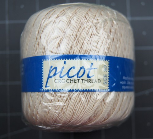 Picot Crochet Thread Size 30 Beige 3 Ply 400 Yards | eBay
