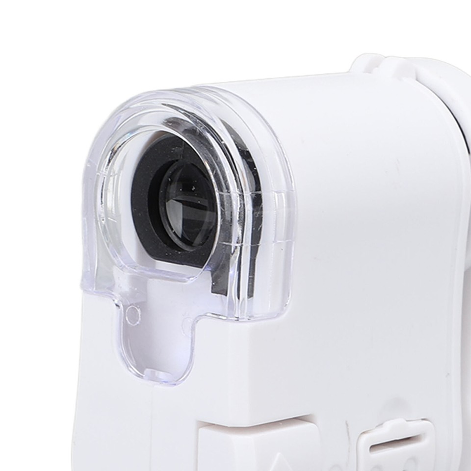 Mini Mobile Phone Microscope 60X Zoom Microscope Magnifying Glass LED ...