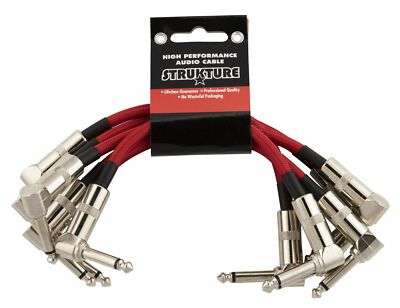 Strukture 6 inch Patch Cable 6pk, Red, S6PRD-6PK | eBay