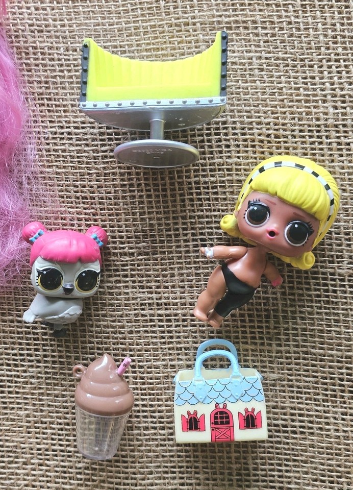 8pc LOL Surprise Dolls & Acc. Runway, Tween, Drag Racer , Owl Toy ...