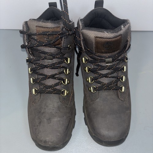 Timberland Ortholite Hiker Boots Brown Leather Rebotl Size 8.5 | eBay