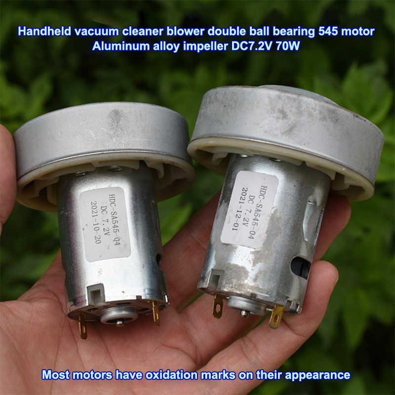 1Pcs DC Vacuum Cleaner Motor 545 Motor 7.2V 70W Ball Bearing Micro ...