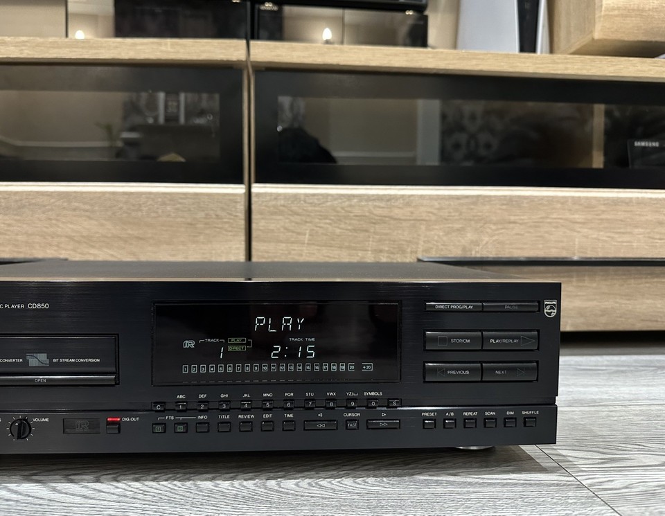 Philips CD 850 Compact Disc audiophile CD Player | High End Hifi ...