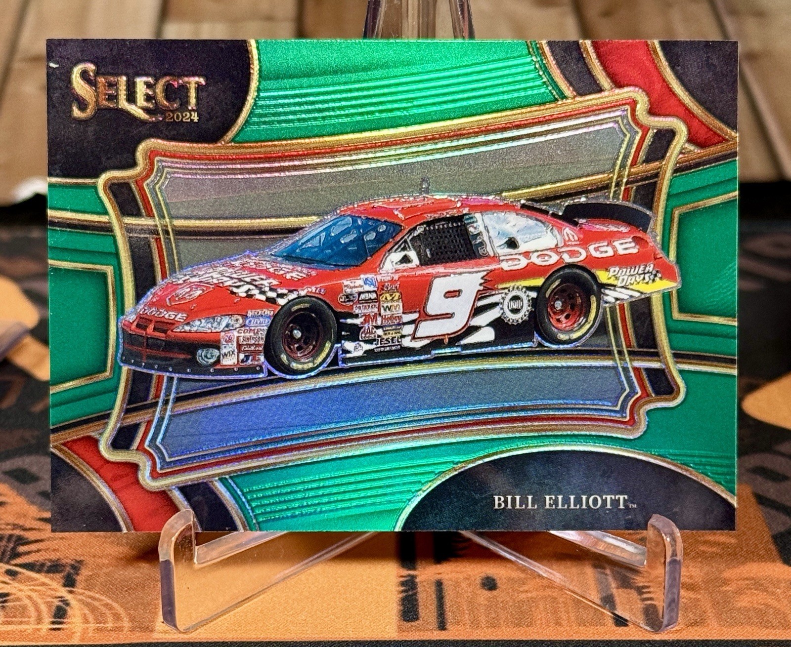 2024 Panini Select - Pit Road Bill Elliott #149 Green Prizm /5 for sale ...