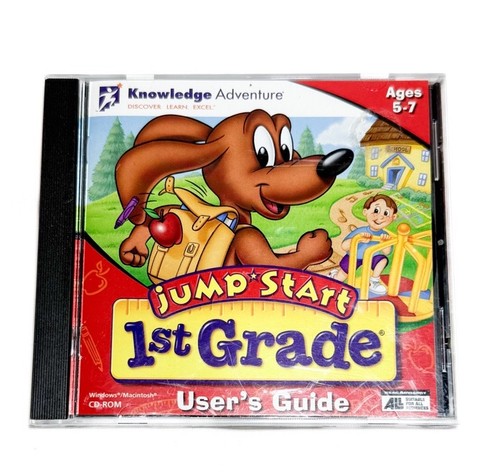 TESTED Jump start JumpStart 1st Grade First 5-7 Windows/Mac Learning ...