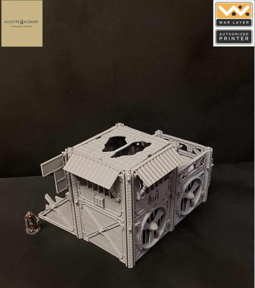 3d Printed Wargaming Terrain Kit 28mm Sci-Fi wargames scenery GARAGE | eBay