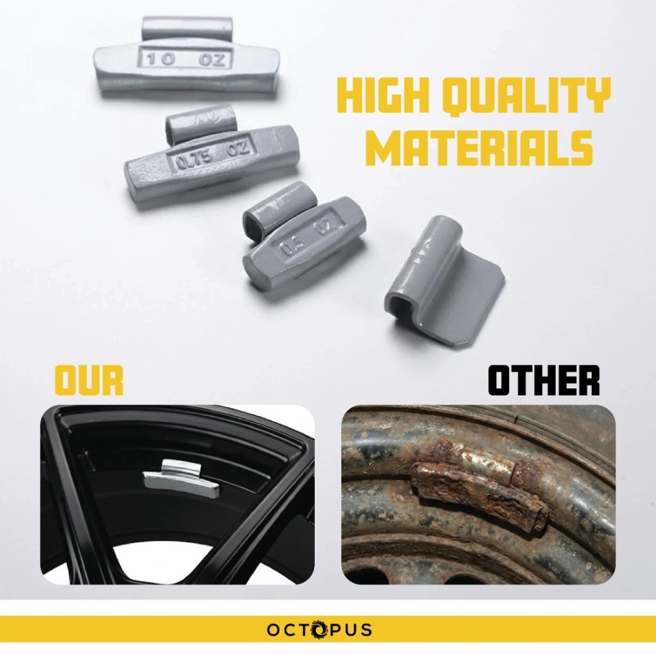 ASSORTMENT CLIP-ON WHEEL WEIGHT BALANCE MC Style 0.25 0.50 0.75 1.0 Oz ...