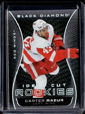 2025-26 UD Black Diamond #ICR-CM Carter Mazur Ideal Cut Rookies 83/99 ...