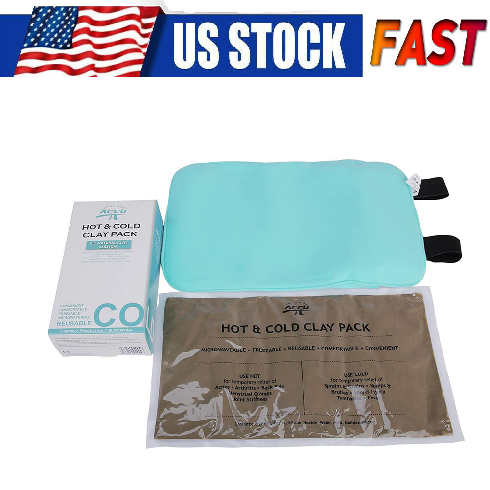 Fashion Clay Cold Pack Wrap Therapy Back Neck Shoulder Knee Ankles Pain ...