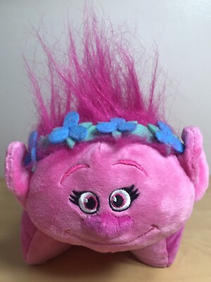 DreamWorks Dream Lites Trolls Pillow Pets PINK Stuffed Animal Night ...