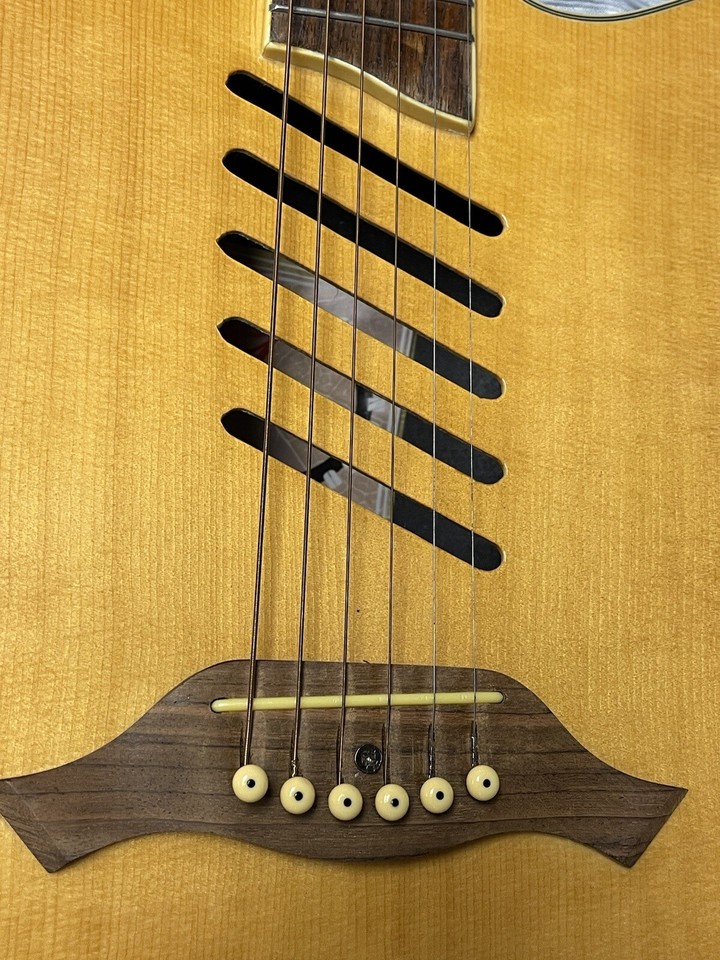 EXCELLENT GITANO SIX STRING ACOUSTIC GUITAR WITH CURVED BACK | eBay