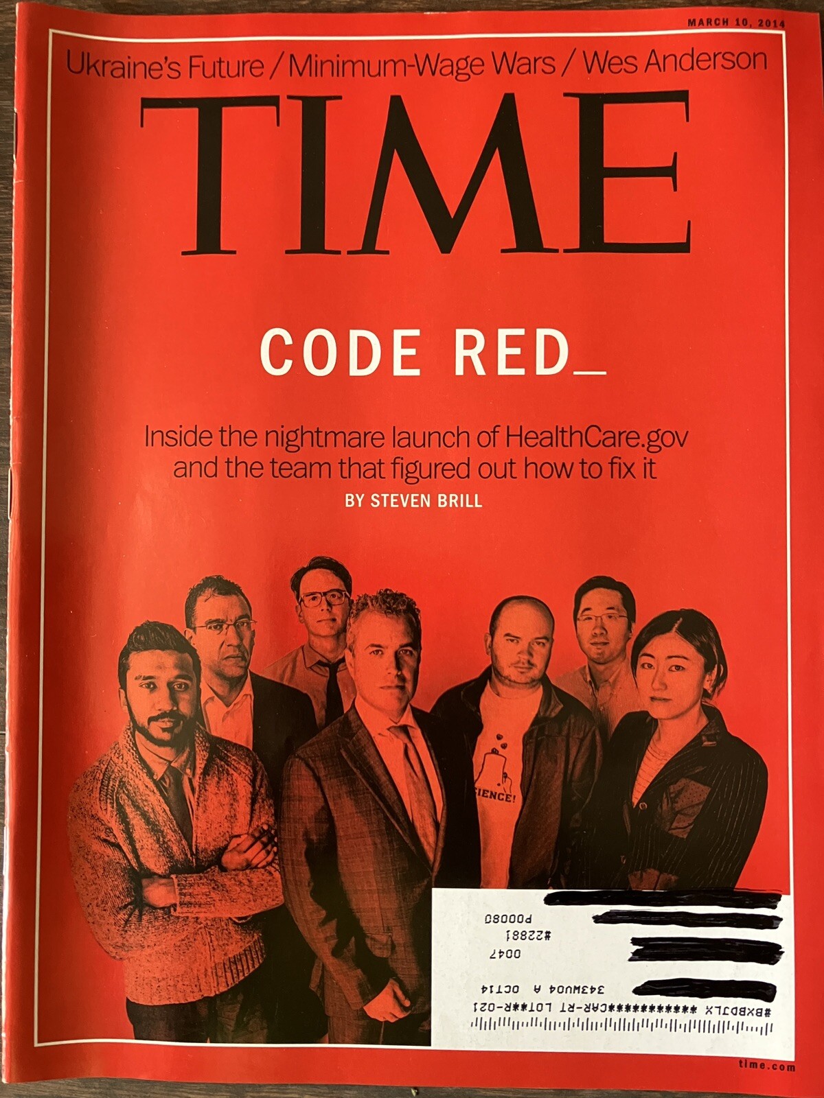 Time Magazine March 10, 2014- Code Red Nightmare Launch Of Healthcare ...