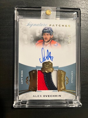 Alex Ovechkin Auto Patch 12/25 Capitals 15-16 The Cup Signature Patches ...