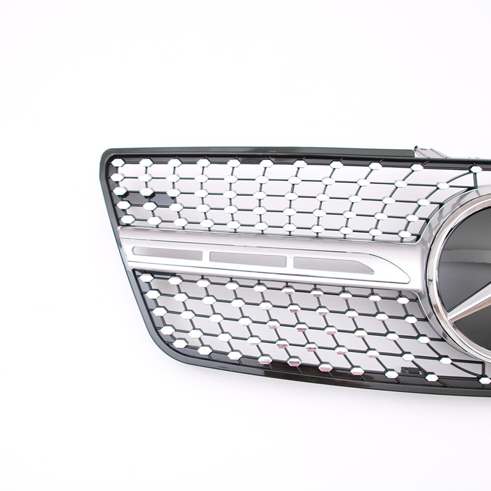 Front Grille W/Emblem Grill For Mercedes W164 2009-2011 ML320 ML350 ...