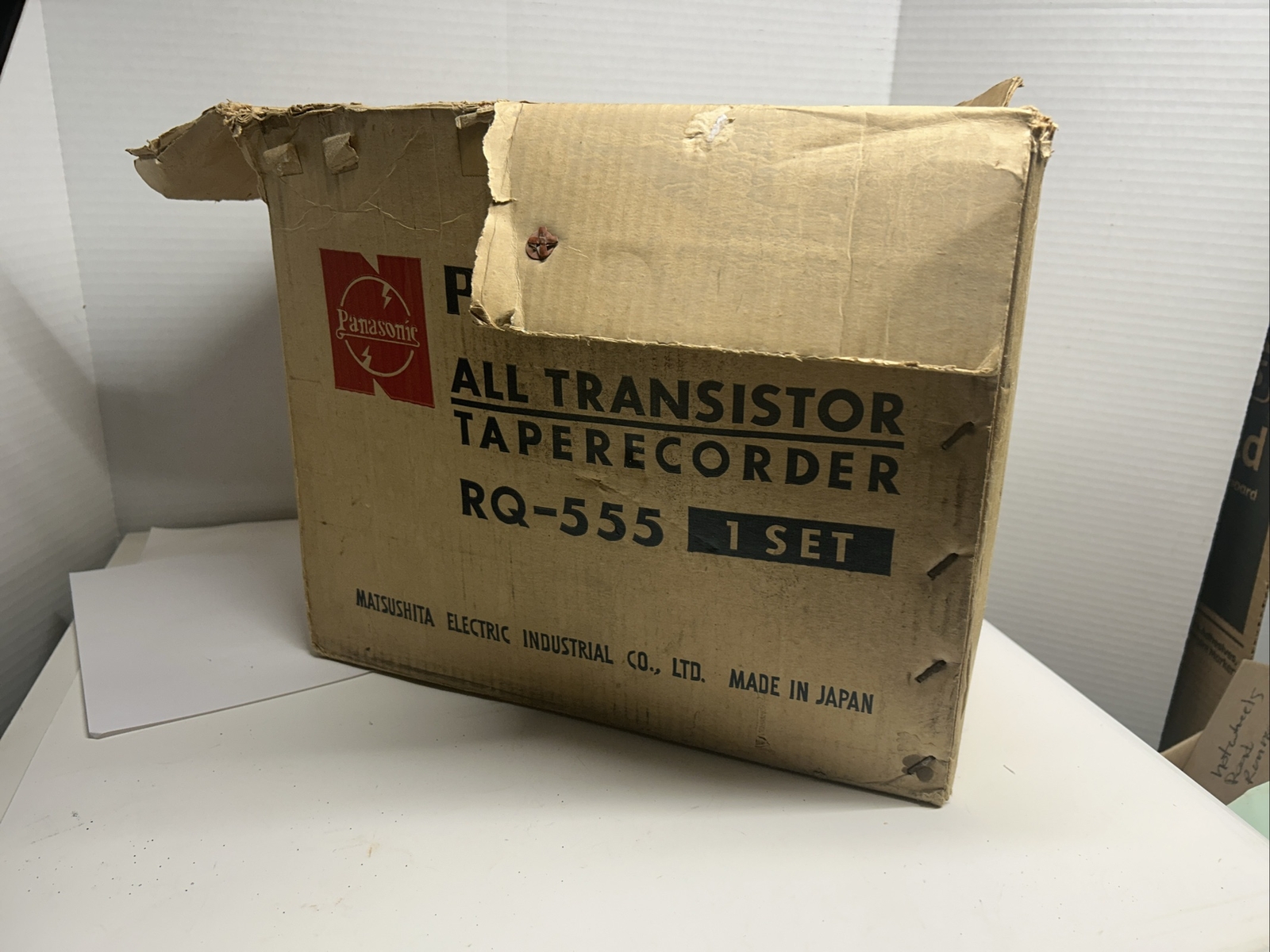 Vintage Panasonic RQ-555 Reel to Reel - Tape Recorder Works Partly NO ...