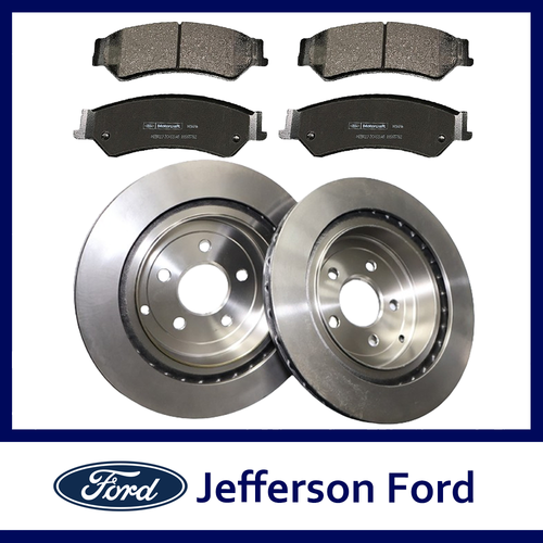 Genuine Ford Rear Brake Pads & Disc Rotors BA BF FG Falcon SX SY SZ ...