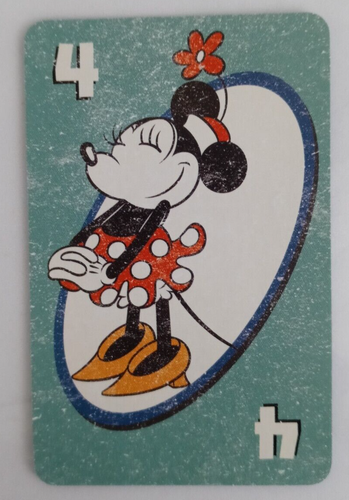 Disney Mickey Mouse & Friends UNO Card Blue Minnie #4 | eBay