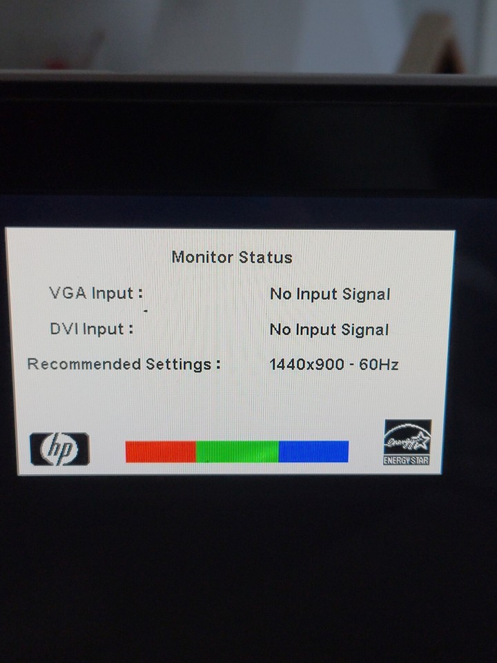 Hewlett-Packard Computer PC Monitor Widescreen HP W1707 17" LCD ...