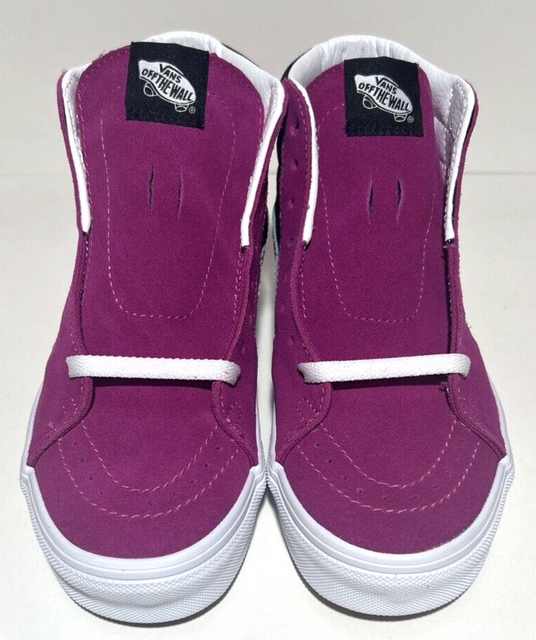 VANS Old Skool Hi Womens Size 7 Vintage Sport Old Skool Black Fuschia ...