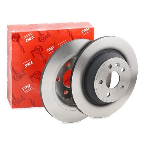TRW Rear Brake Disc Rotors 302mm DF4766S fits Ford Mondeo MA, MC, MB 2. ...