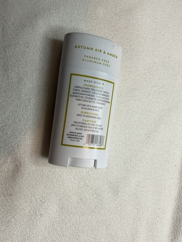 Native Deodorant Autumn Air & Amber Paraben/Aluminum Free - 2.65 oz ...
