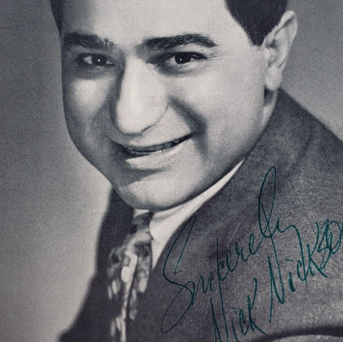 Nick Nickson Radio DJ Signed Arcade Card 1950s Rochester NY Exhibit ...