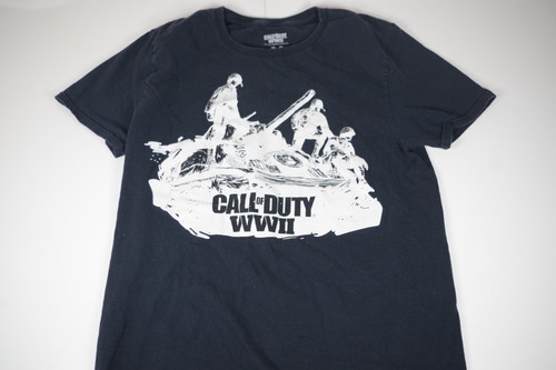 Activision Mens Size M Call of Duty WW2 Graphic T-Shirt Short Sleeve ...