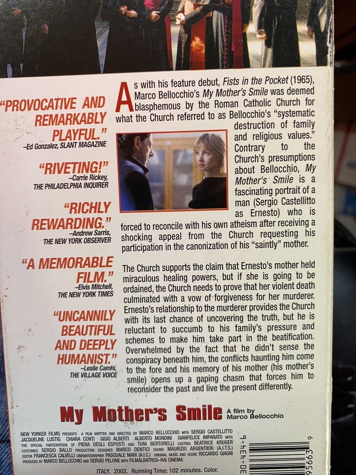 My Mother’s Smile—promo Screener Vhs | eBay