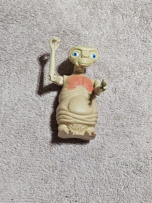Vintage 1982 LJN E.T. Extra Terrestrial 4" Action Figure Extending Neck ...
