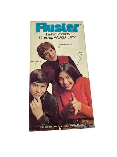 Vintage Fluster Cross-Up WORD Game 1973 Parker Brothers No. 271 | eBay