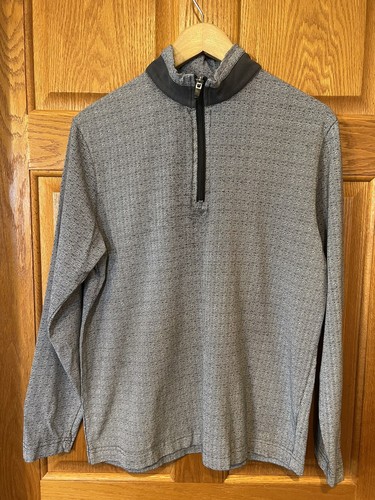 BY35 Britches Sport Samtex Pullover 1/4 Zip Mock Neck Golf Shirt Mens ...