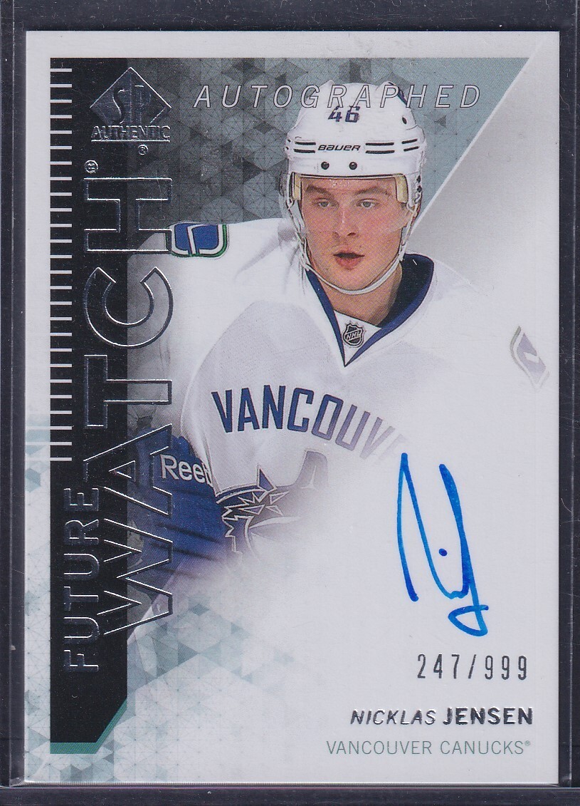 NICKLAS JENSEN - 2013 SP Authentic Future Watch Auto #286, /999 | eBay