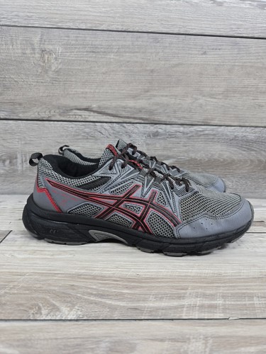 Asics Gel-Venture 8 Men's Size 10 Grey Red Shoes Sneakers Adult | eBay