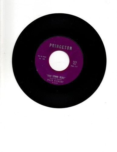 MACK VICKERY - 45 -High School Blues | eBay