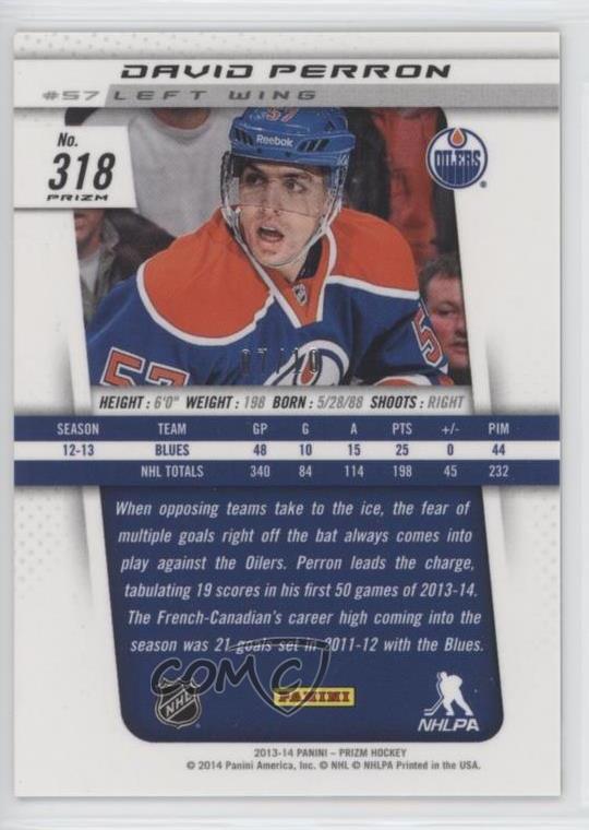 2013-14 Panini Rookie Anthology Prizm Update Gold Prizm /10 David ...