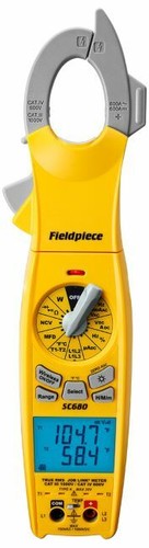 Fieldpiece SC680 Wireless Power Clamp Meter - True RMS - Phase Rotation ...