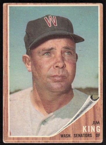1962 Topps #42 Jim King - FREE SHIPPING | eBay